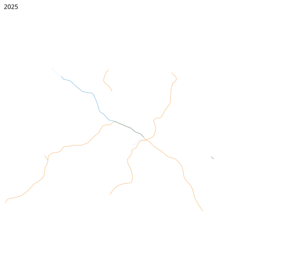 Birmingham Rapid Transit Timeline
