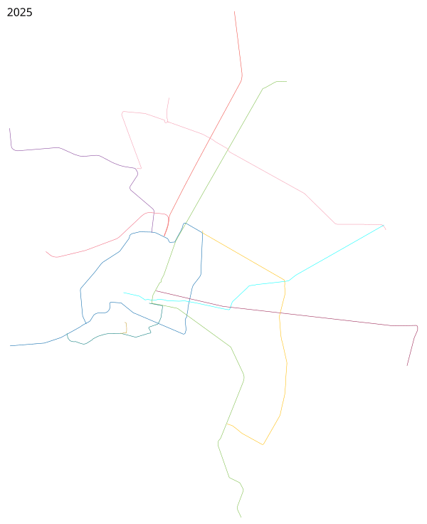 Bangkok Rapid Transit Timeline