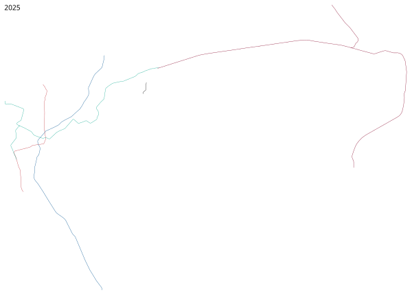 Qahirah Rapid Transit Timeline