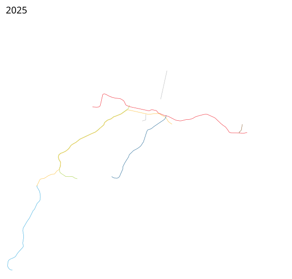 Caracas Rapid Transit Timeline