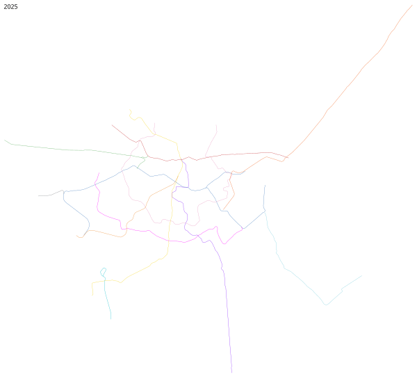 Delhi Rapid Transit Timeline