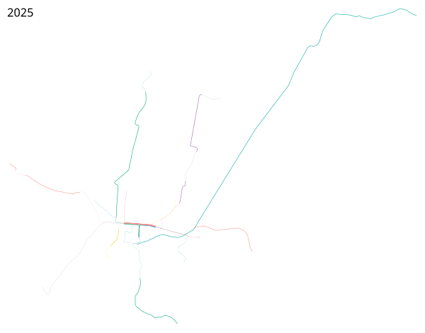 Karlsruhe Rapid Transit Timeline