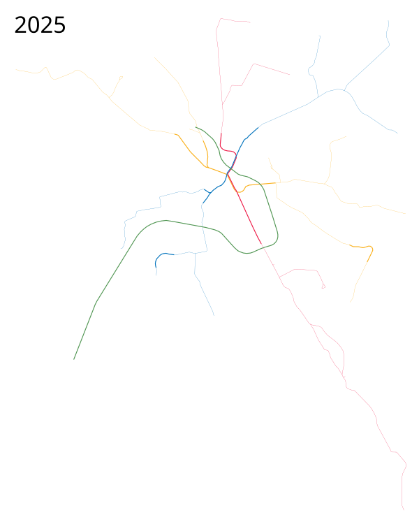 Hannover Rapid Transit Timeline