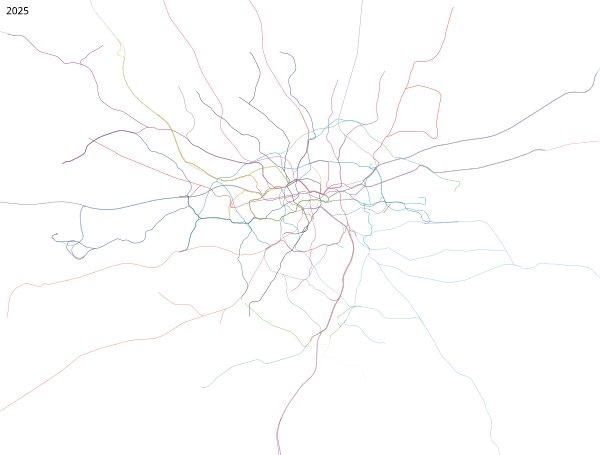 London Rapid Transit Timeline