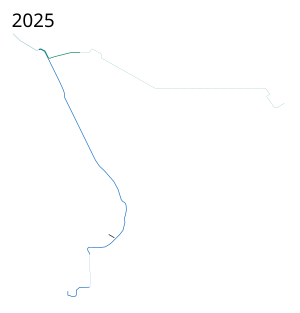 Minneapolis Rapid Transit Timeline