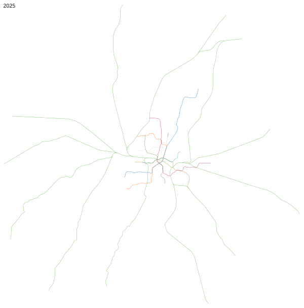 München Rapid Transit Timeline