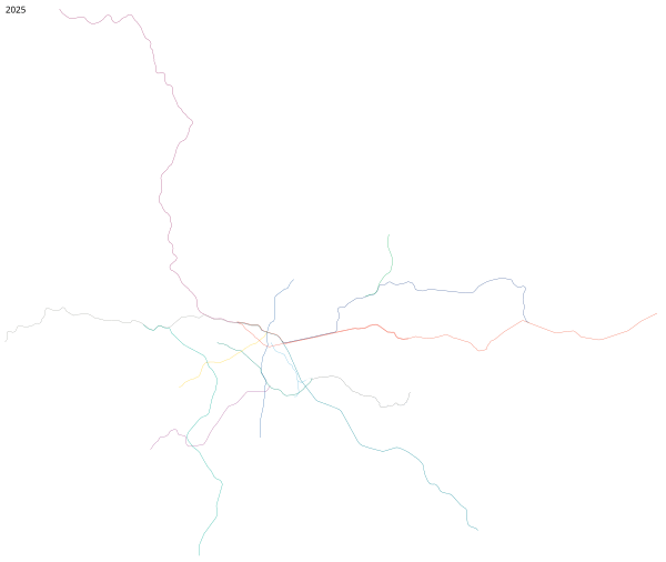 São Paulo Rapid Transit Timeline