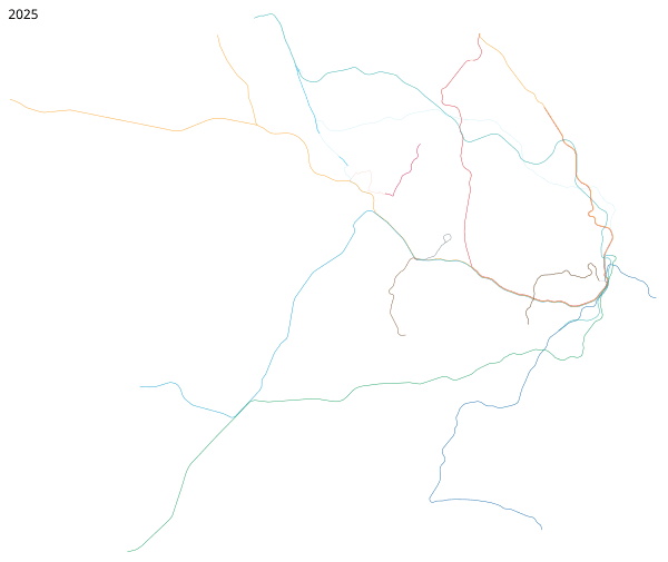 Sydney Rapid Transit Timeline