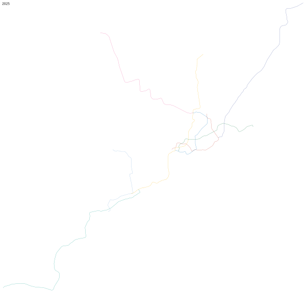 Qingdao Rapid Transit Timeline