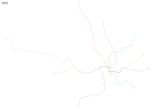 Washington Rapid Transit Timeline