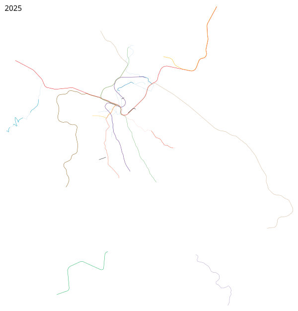 Zürich Rapid Transit Timeline
